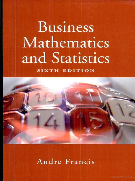 Business Mathematics And Statistics Pdf