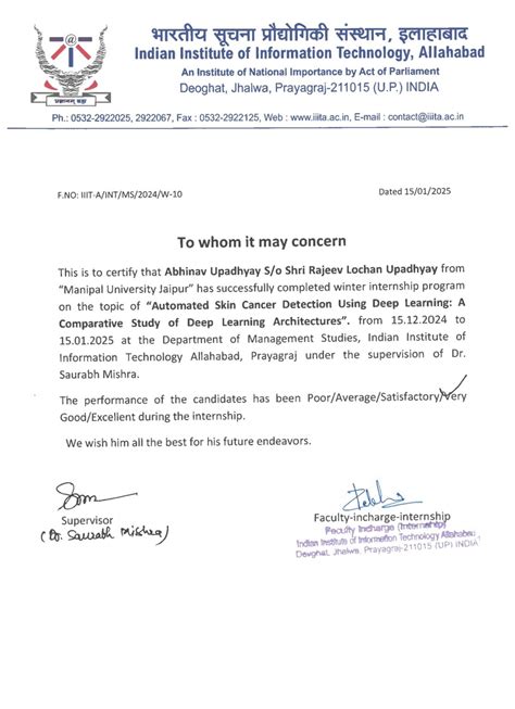 Internship Deeplearning Research Iiita Gratitude Machinelearning Healthcareai Muj Sisds