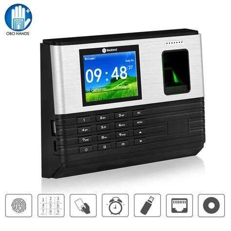 Realand 2 8inch Tcp Ip Wifi Biometric Fingerprint Attendance Machine Rfid Employee Check In