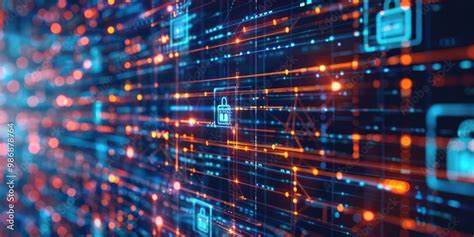 Abstract Visualization Of Cybersecurity Frameworks And Regulations With