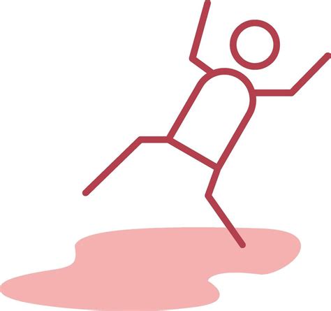 Slippery Solid Two Color Icon 37510438 Vector Art At Vecteezy