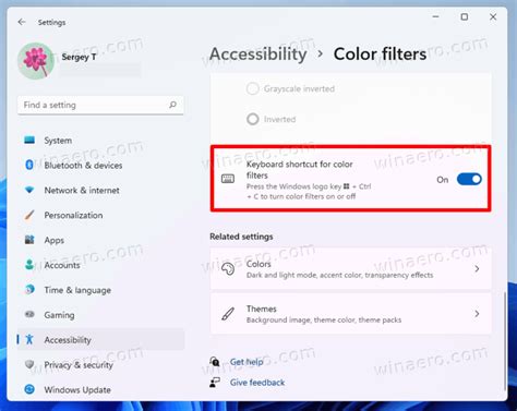 How To Enable Color Filters In Windows 11