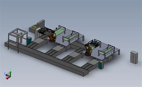 搬运机器人技术方案 Solidworks 2010 模型图纸下载 懒石网