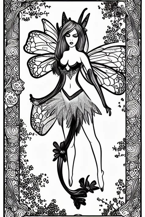 Sexy Fairy Coloring Pages