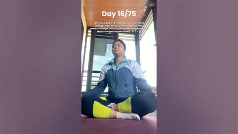 day 16 75 challenge 75dayschallenge shortvideo onthisday yoga