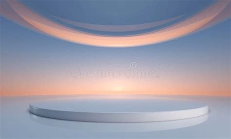 3d Rendering Exhibition Abstract Background Product Display Background