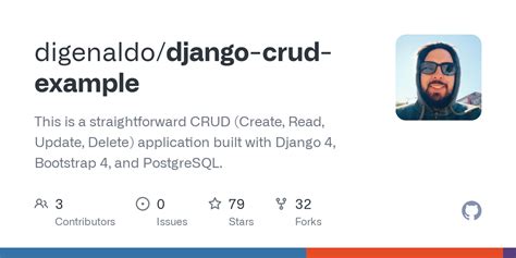 GitHub Digenaldo Django Crud Example This Is A Straightforward CRUD