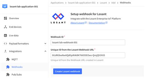 How To Integrate With The Things Stack Losant Documentation
