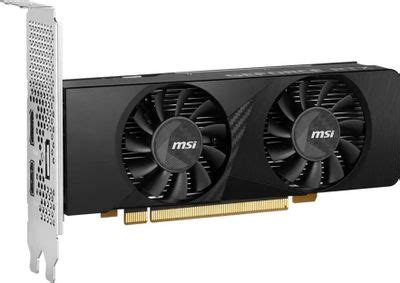 Видеокарта MSI NVIDIA GeForce RTX 3050 RTX 3050 LP 6G OC 6ГБ GDDR6, Low ...