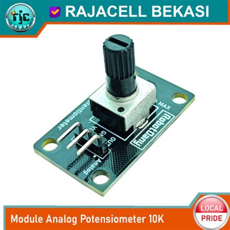 Jual Rotation Potentiometer Analog 10kohm Module Potensio Potensiometer