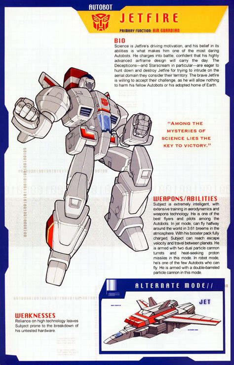 G1 Jetfire Transformers Universe