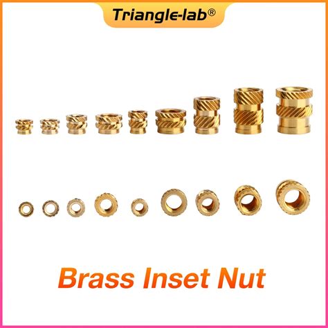 C Trianglelab Hot Melt Insert Nuts M25 M3 M4 M5 M6 Brass Nuts For