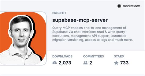 Supabase Mcp Server Ecosystem Directory Marketdev