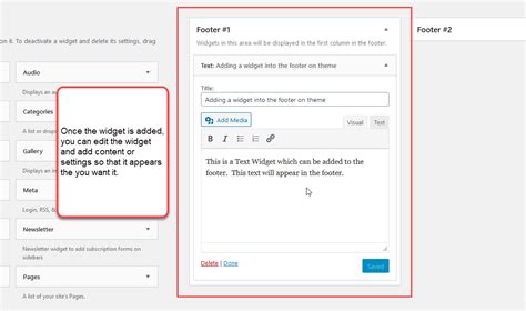 Add A Footer In WordPress InMotion Hosting