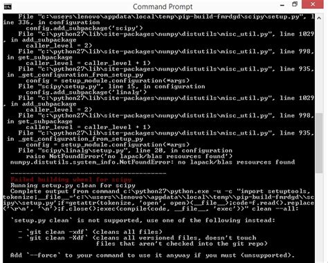 Not Able To Download Scipy Package For Python Stack Overflow