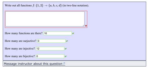solved write out all functions f {1 2} {a b c d in