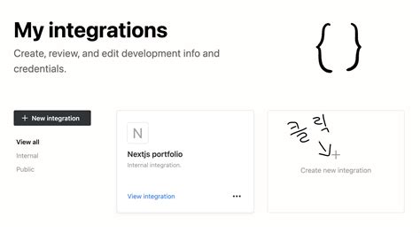 Notion Database 생성 및 Id 확인하기 Api Key 발급받기