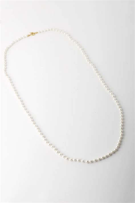 Colar Longo Pérola Shell Banho Ouro 18k Trudys Loja Online De