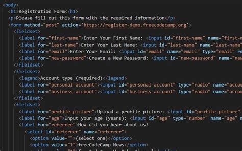 Adam Nestor On Linkedin Html Webdevelopment Codingjourney Formelements