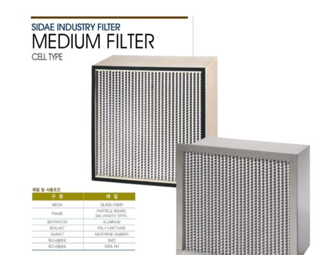 공조기미디움필터의 종류에 대해서 알아봅니다 네이버 포스트
