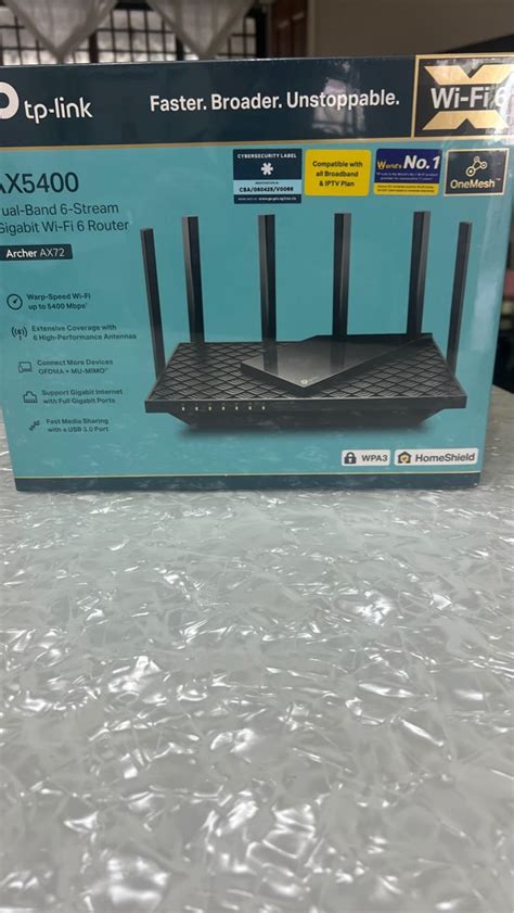 Tp Link Ax5400 Wifi 6 Router Computers And Tech Parts And Accessories