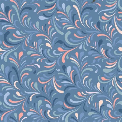 Abstract Line Seamless Pattern Fur Style Textured Vector Image