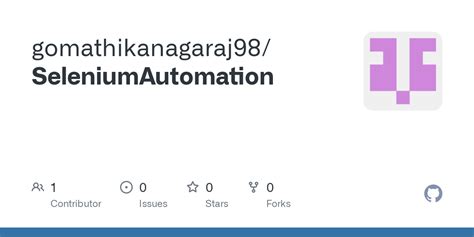 Github Gomathikanagaraj98seleniumautomation