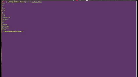 Remove Duplicate Entries From A File Using Awk One Liner Youtube