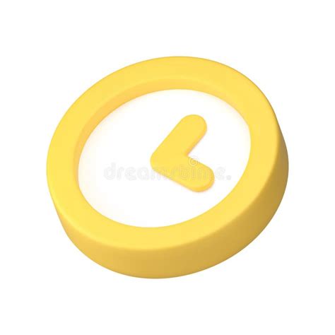 Alarm Clock Yellow Wall Watch For Time Measurement Countdown Checking