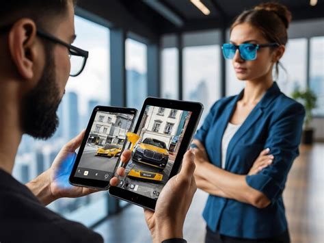 Immersive Augmented Reality Experiences Premium Ai Generated Image