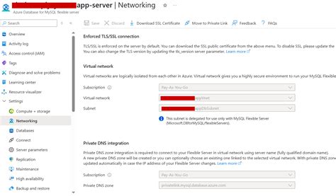 Mysql Flexible Server Cant Connect Microsoft Qanda