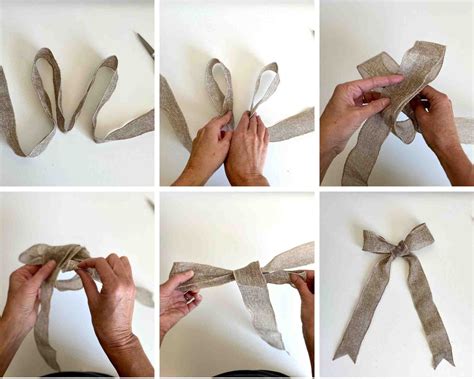 How To Make A Burlap Bow For A Wreath Or Home Decor Easy Tutorials