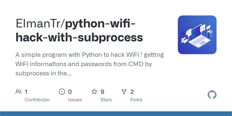 Python Wifi Hack With Subprocesswifihacksubprocesspy At Main · Elmantrpython Wifi Hack With