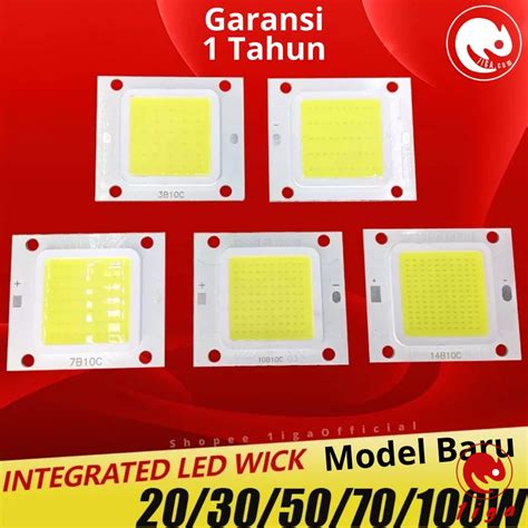 Jual Mata Lampu Led Cob W W W W W Untuk Lampu Sorot Pju Mtrix Hpl Chip Cob Shopee
