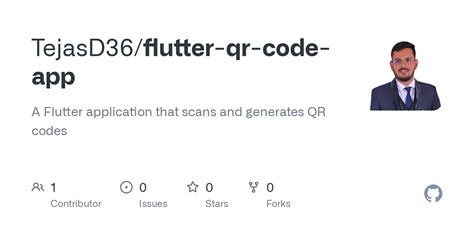 Github Tejasd36flutter Qr Code App A Flutter Application That Scans