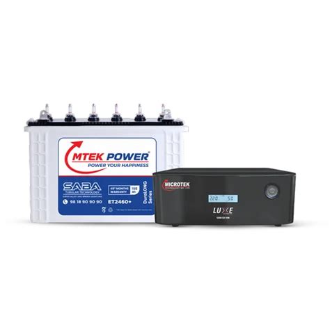 Microtek Luxe Inverter Mtek Battery Set Ah At In Kalyan ID