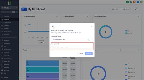 Duplicate Dashboards Highlevel Support Portal