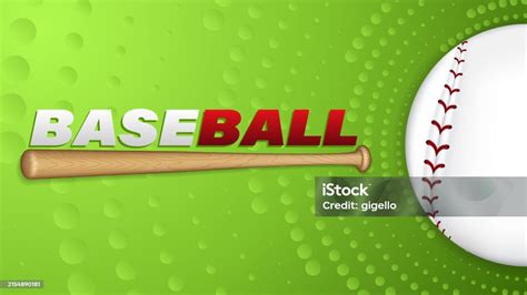 야구 게임 공과 박쥐 개념 추상 스포츠 배경 벡터 일러스트 레이 션에 대 한 벡터 배너 Championship에 대한 스톡 벡터 아트 및 기타 이미지