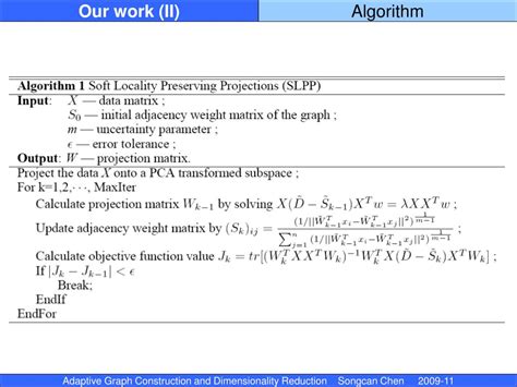 PPT Adaptive Graph Construction And Dimensionality Reduction PowerPoint Presentation ID