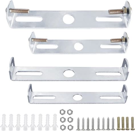 Amazon Com Teemyaa 4 Pack Light Fixture Mounting Brackets Universal Light Crossbar Set With