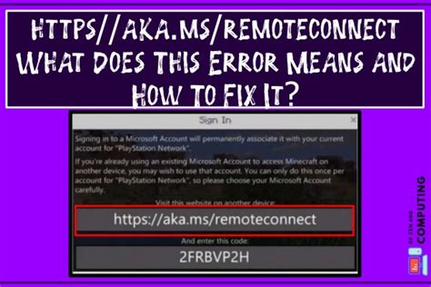 Https Aka Ms Remoteconnect How To Fix October 2025 What This Error Means