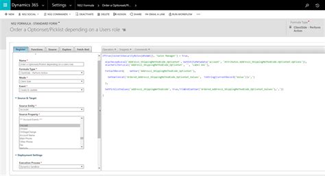 XRM Formula 256 Order A Option Set Picklist Depending On A User S Role North52 Support