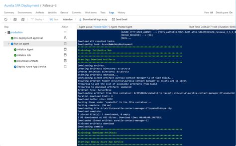 deploy an aurelia spa to azure web app with vsts partly cloudy blog