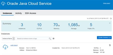 provisioning oracle data integrator on a clustered oracle java cloud service