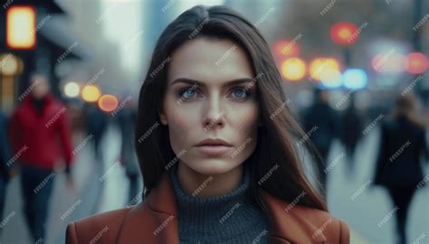 Premium Photo Artificial Intelligence Face Detection And Recognition Generative Ai