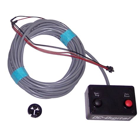 Dc 25t Up Plug N Play 2 3 Inch Led Digital Wired Remote Push Button Controlled Count Up