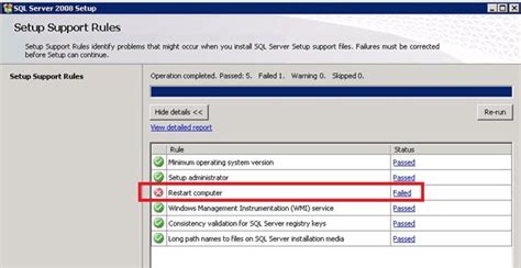 Erro De Restart Computer No Setup Do Sql Server Carol Lavecchia