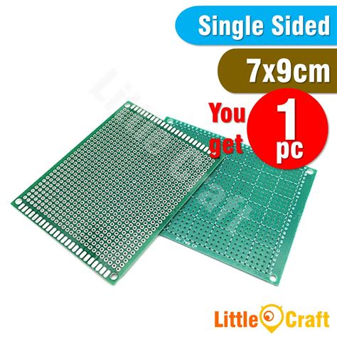 Single Double Sided Protoboard Pcb Donut Board Universal 2x8 3x7 4x6