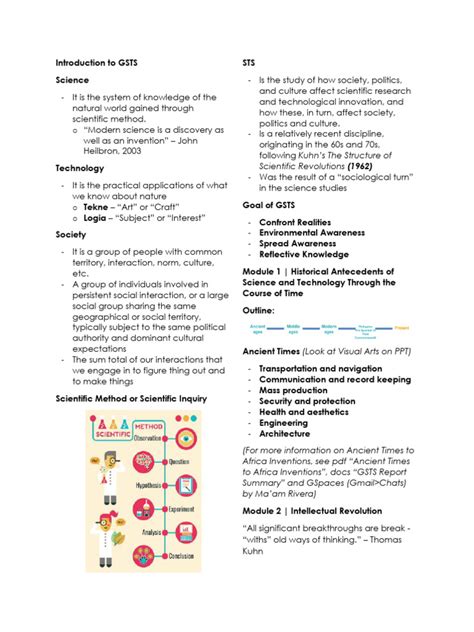Gsts Reviewer Pdf Science Heliocentrism