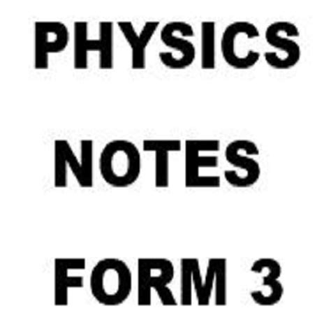 Physics Notes Form 3 Offline Apps On Google Play